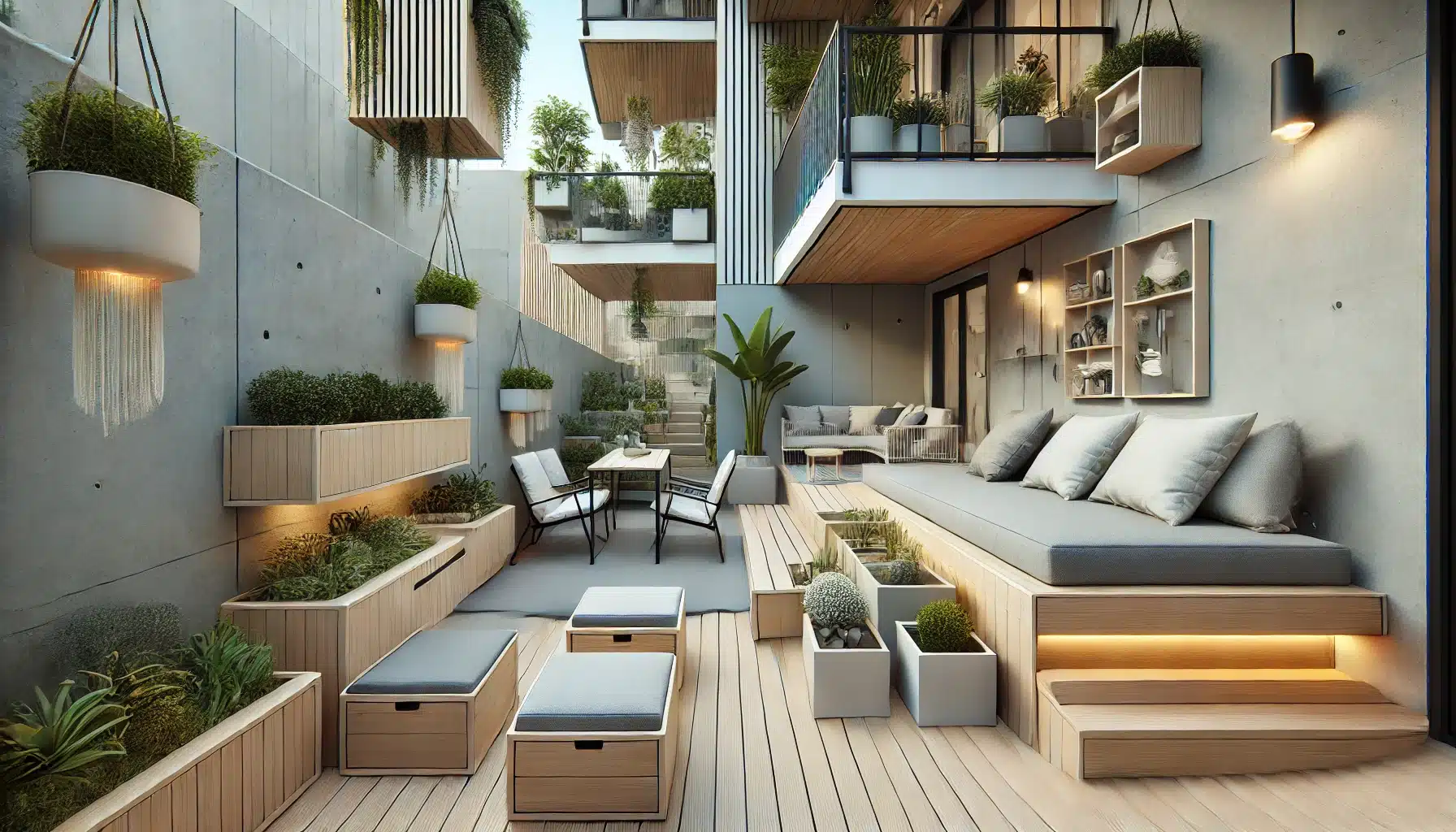 Ideas ingeniosas espacios pequeños decks modernos | Everdeck